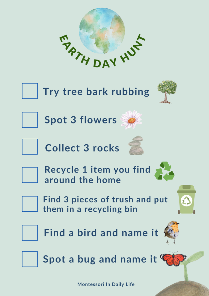 Earth Day Activity Pack – Freebie – Montessori in Daily Life
