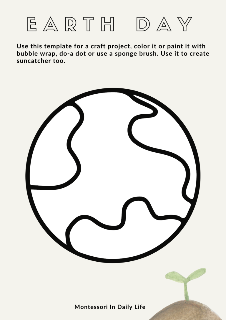 Earth Day Activity Pack – Freebie – Montessori in Daily Life