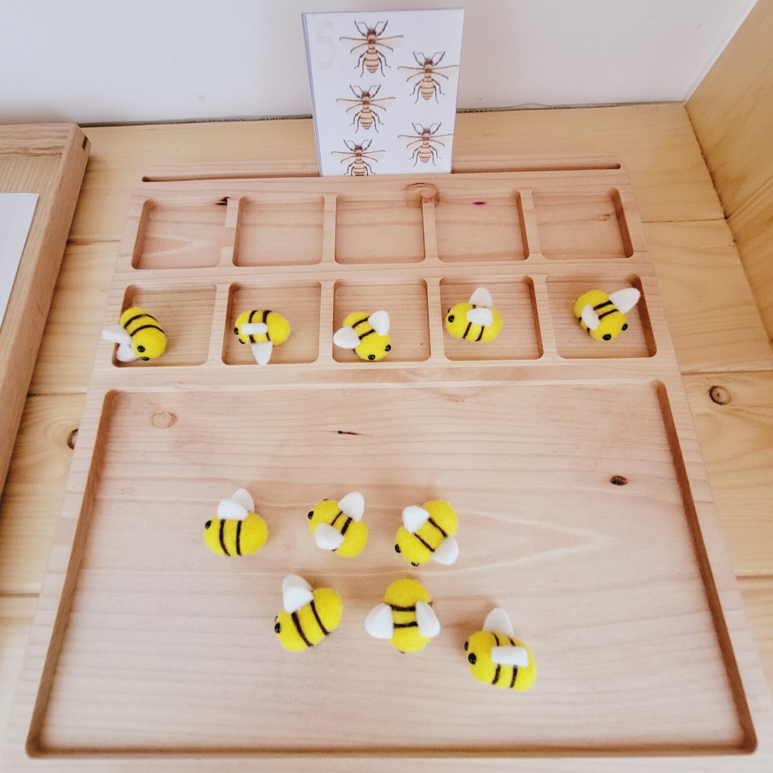 Montessori Inspired Bee Activities Shelf – Montessori in Daily Life