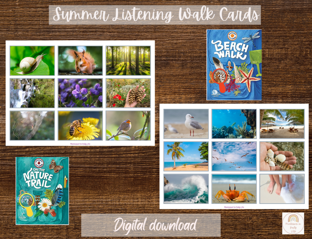 Listening Walk Nature Cards – Montessori in Daily Life
