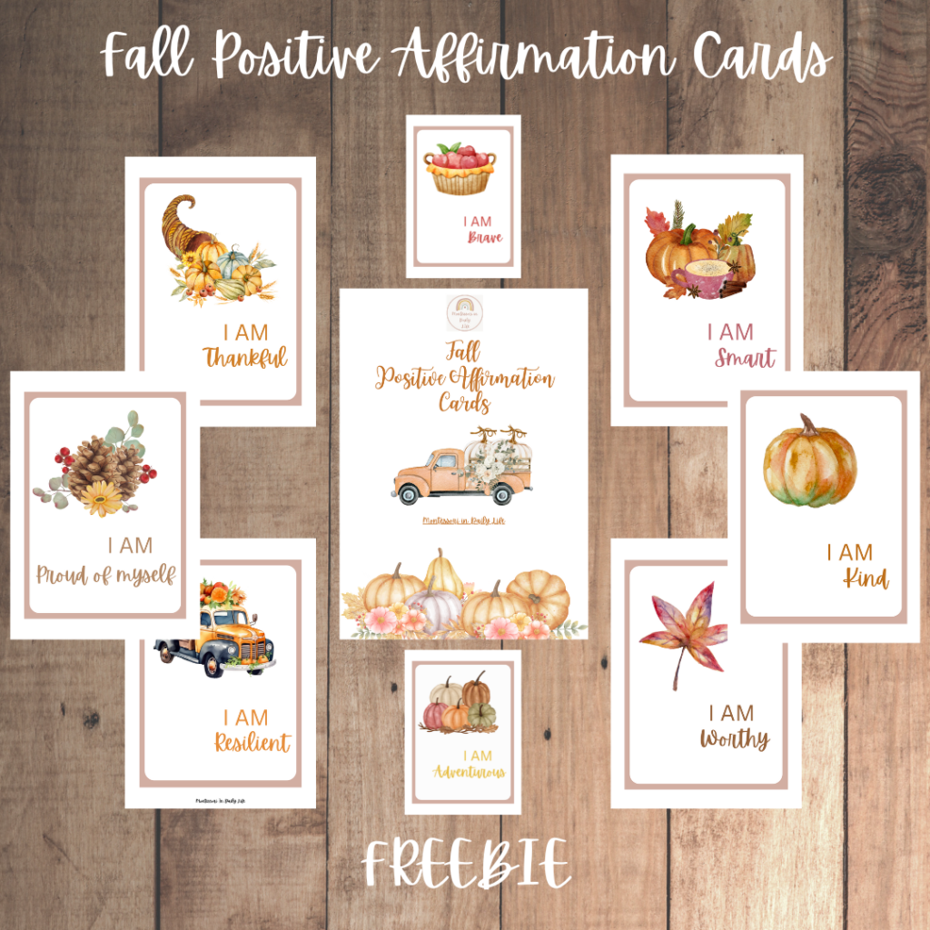 Positive Affirmation Cards – Montessori in Daily Life