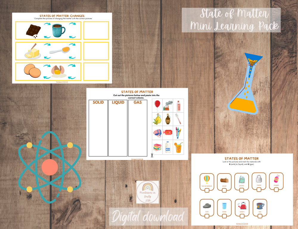 My First STEAM Activity Book + FREE State of Matter Mini Pack ...