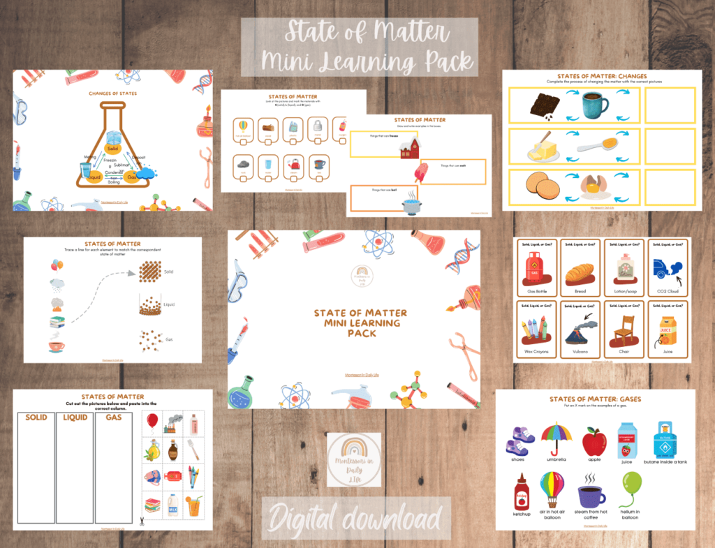 My First STEAM Activity Book + FREE State of Matter Mini Pack ...
