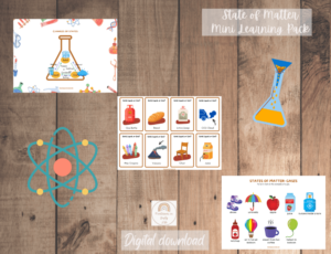 State of Matter Mini Learning Pack – Montessori in Daily Life