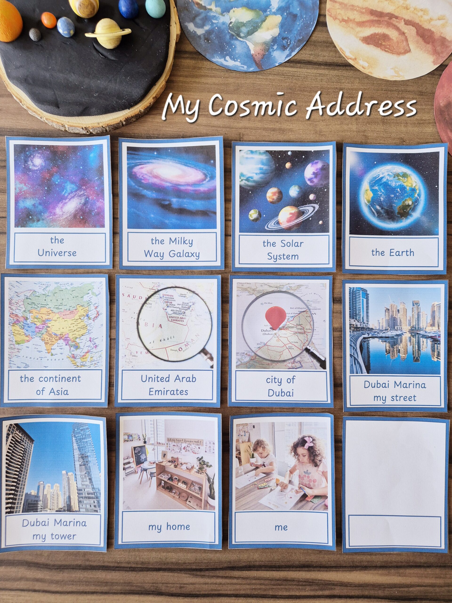 Space Explorers Learning Pack – Montessori in Daily Life