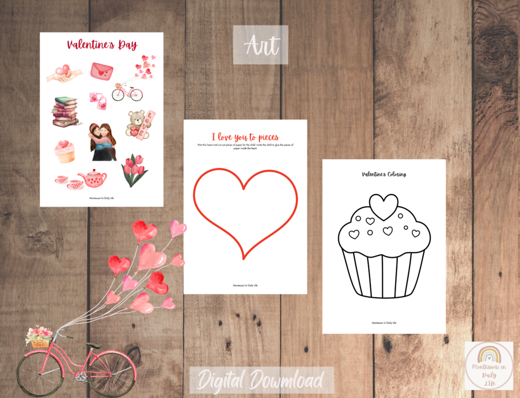 Valentine’s Activity Pack FREEBIE – Montessori in Daily Life