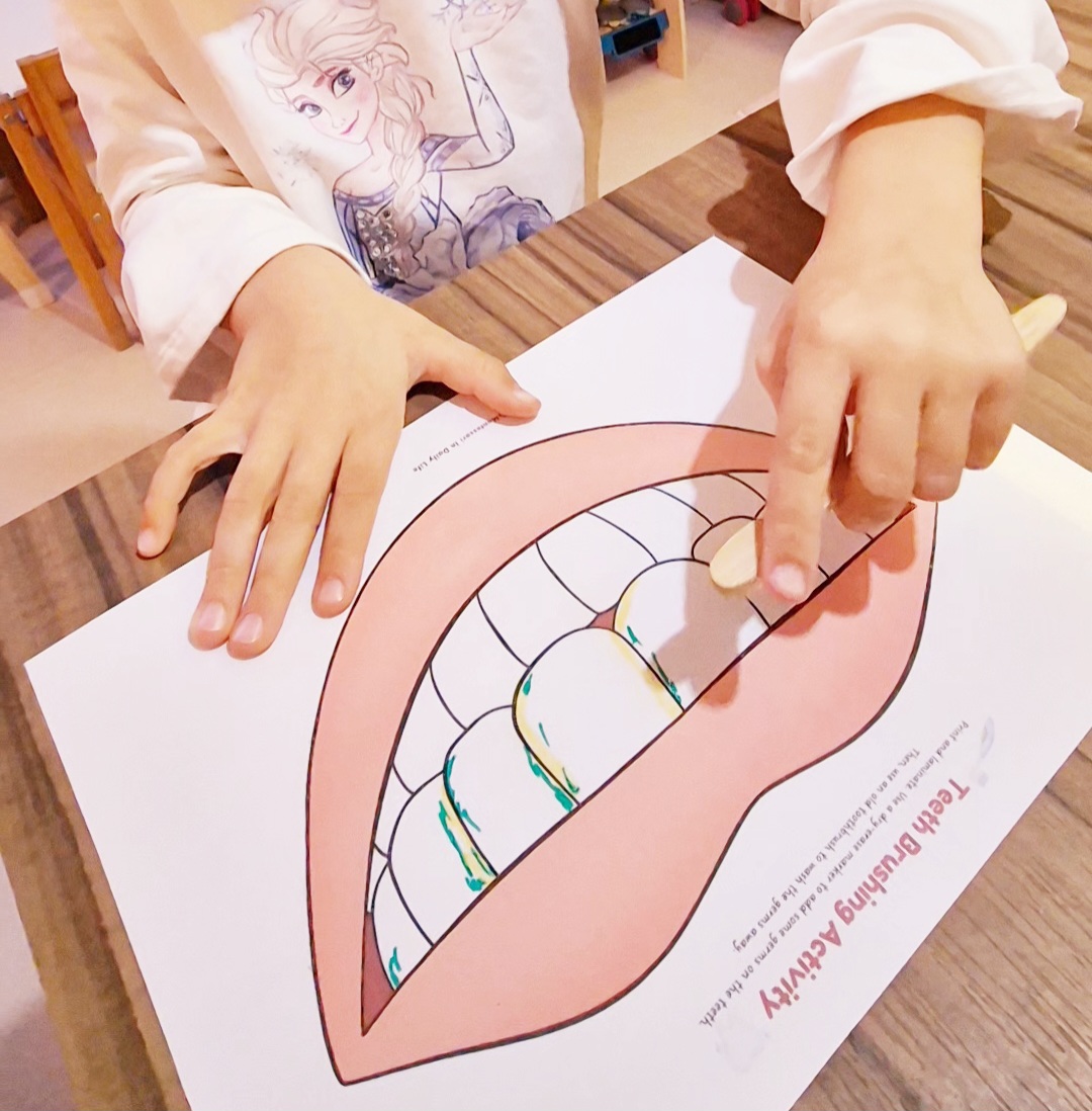 Teeth Brushing Activity with Free Printable – Montessori in Daily Life