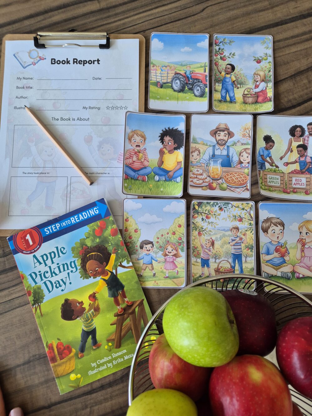 Apple Picking Day – Read Aloud Activity Pack and Book Companion 3 – 9 ...